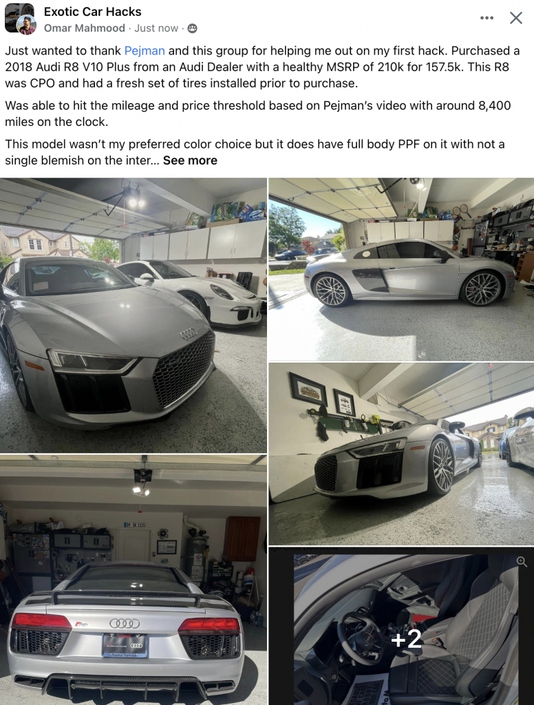 Exotic Car Hacks – Live Training Special Offer | Exotic Car Hacks